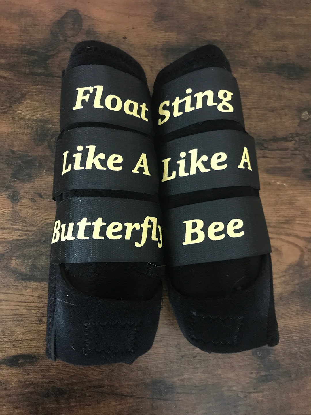 Float Like a Butterfly Sting Like a Bee Customized Athletic Horse Sport ...