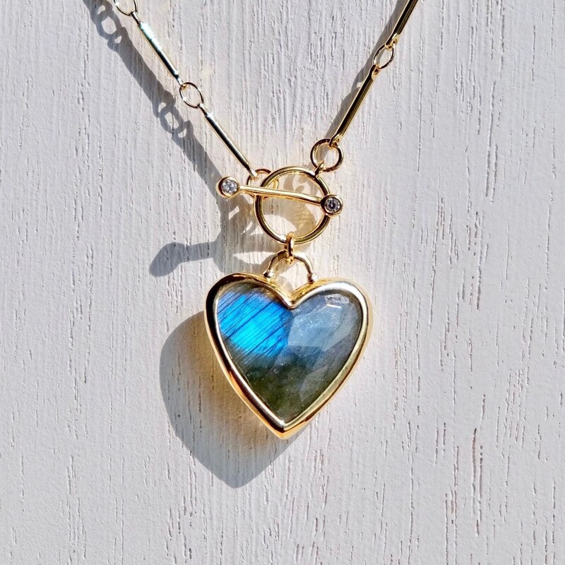 Labradorite Necklace - Etsy