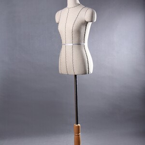USAKHV Female Dress Form Mannequin Body Model Stand With Base Beige ...