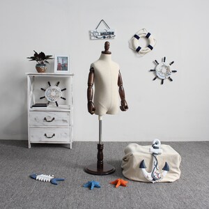USAKHV Child Dress Form Mannequin 80F-A3 Body With Arms Fiberglass Age ...