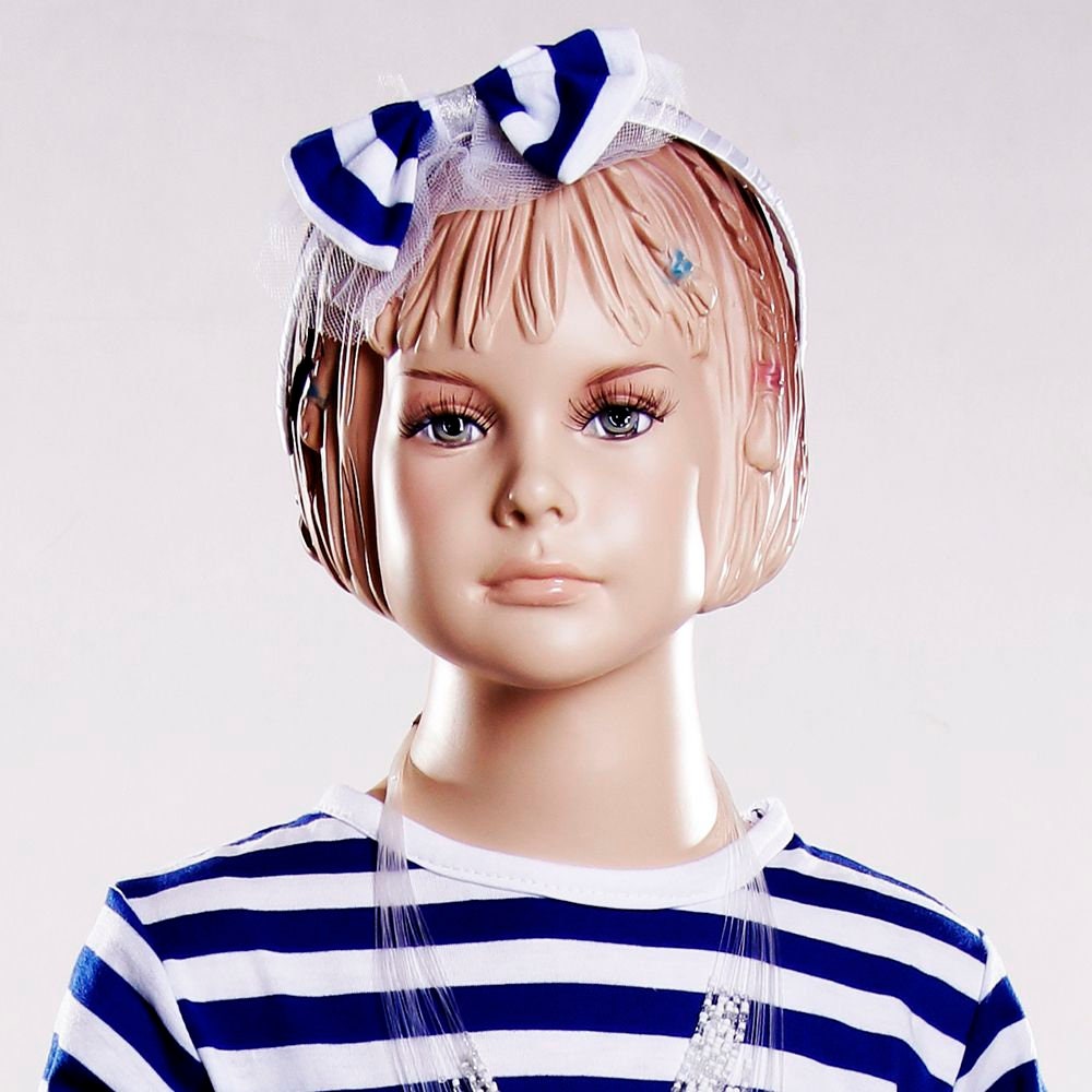 USAKHV Realistic CHILD GIRL Fiberglass Mannequin Full Body Model Stand ...