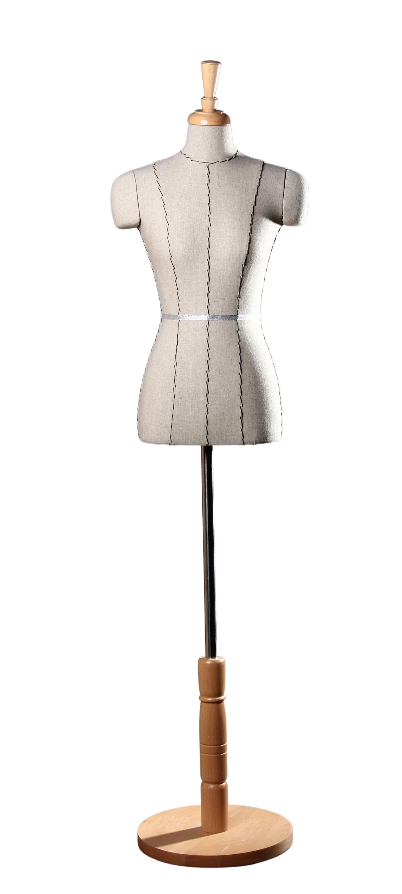 USAKHV Female Dress Form Mannequin Body Model Stand With Base Beige ...