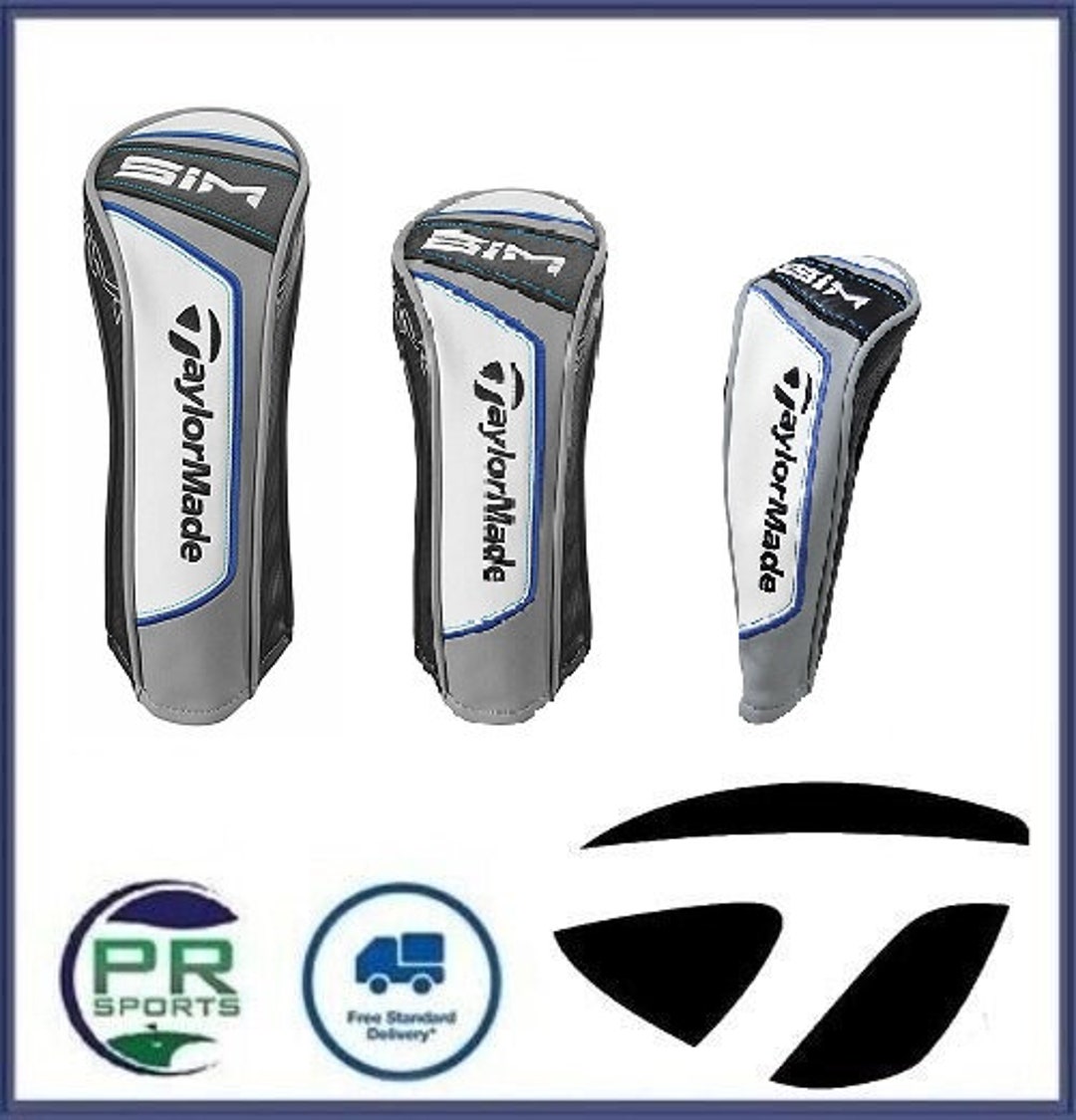 New Taylormade Golf Wood Headcover Selection SIM Driver, Fairway ...