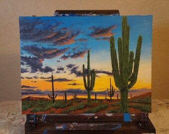 Acrylic Painting arizona Sunset - Etsy