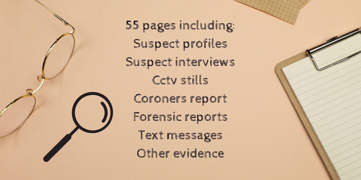 Printable Instant Download Case File to Solve Can You - Etsy