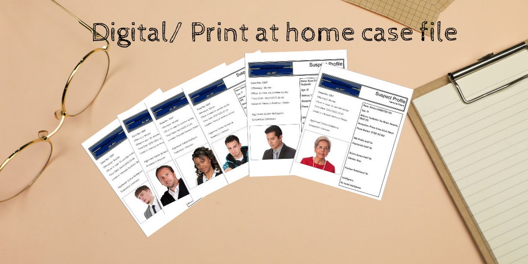 Printable Instant Download Case File to Solve - Can You Identify the ...
