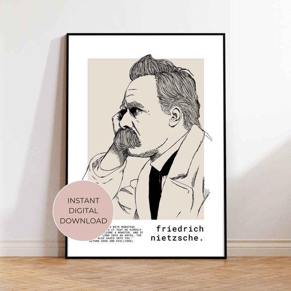 Nietzsche Art - Etsy