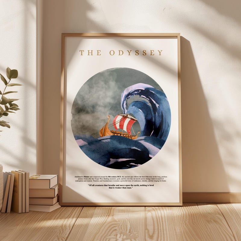 Odyssey Book Cover - Etsy