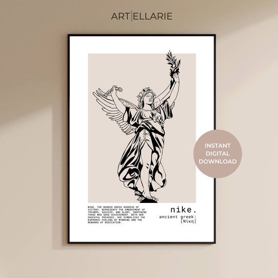 Nike Goddess Drawing