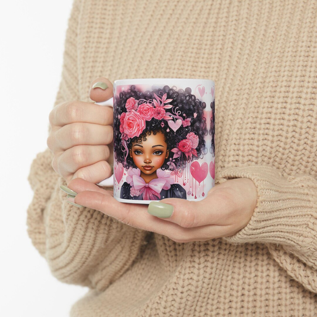 Black Queen Coffee Mug - Empowering Black Woman Mug for Daily ...