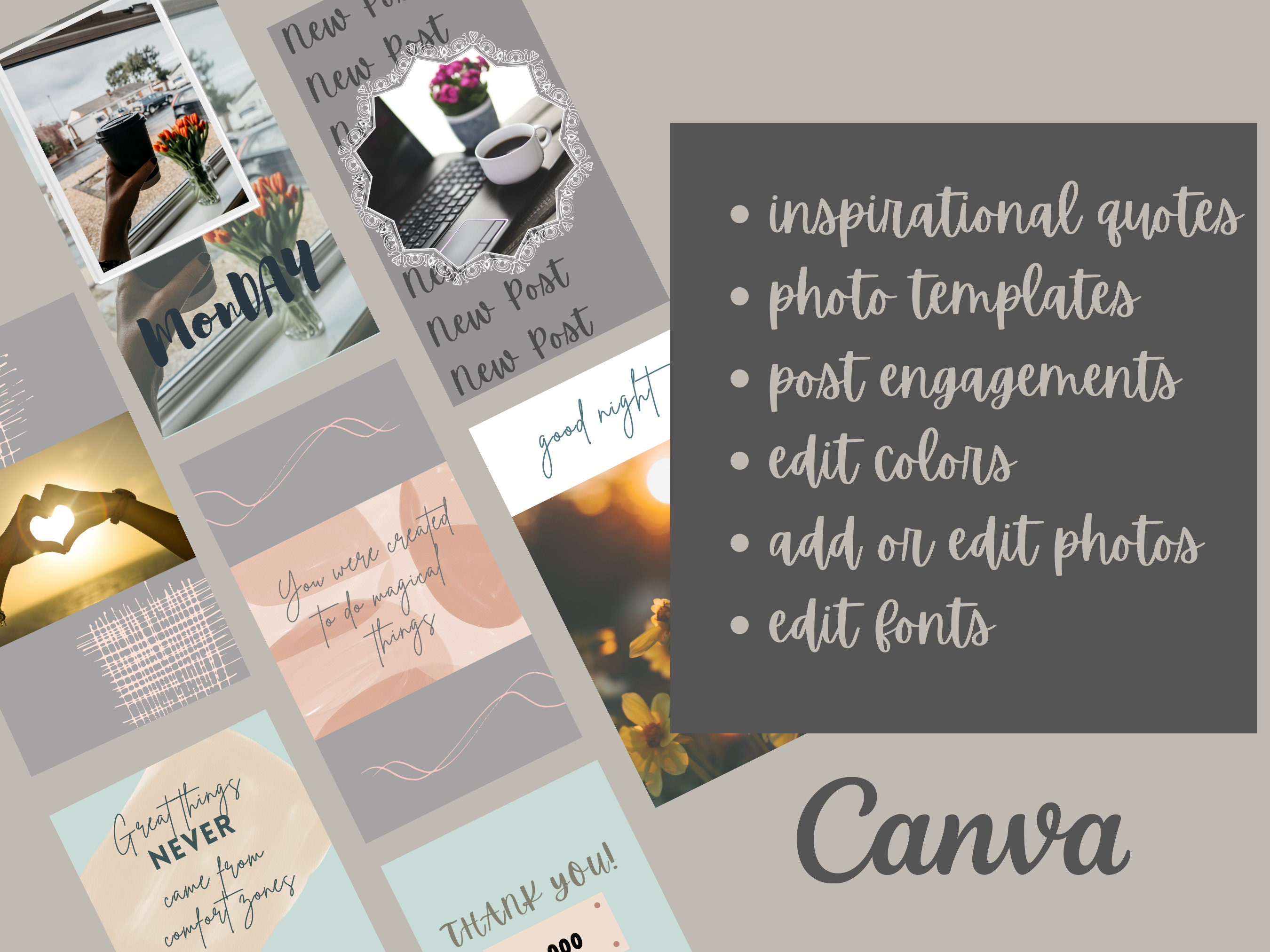 Instagram Story | Canva Template | Picture Template | Inspirational ...