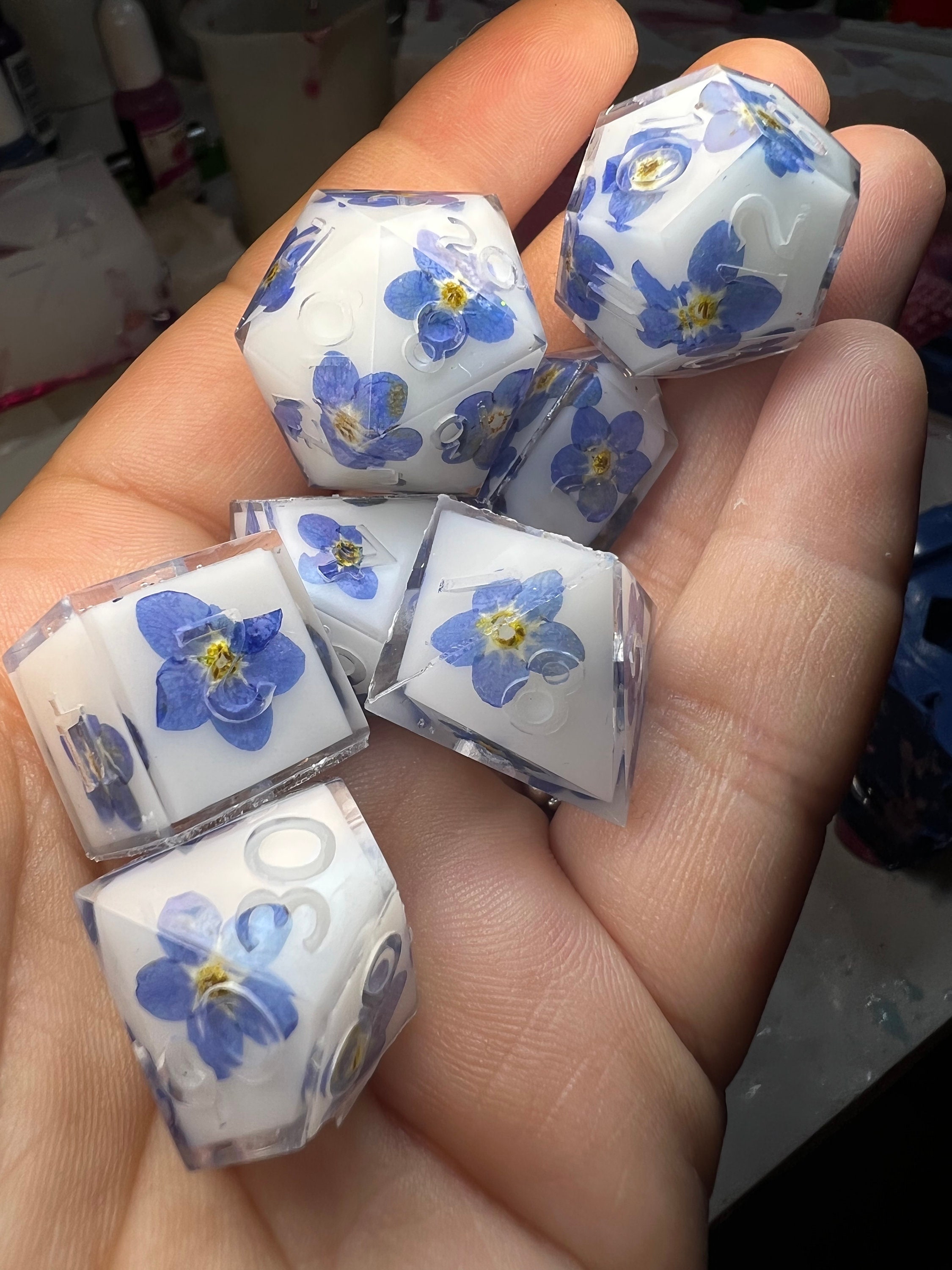 Custom Dice Set dual Cast/complex - Etsy