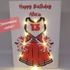 Christmas Tree LED Christmas Cardpersonalized Handmade Custom Light up ...