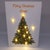 Christmas Tree LED Christmas Card︱personalized Handmade Custom Light up ...