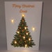 Christmas Tree LED Christmas Card︱personalized Handmade Custom Light up ...