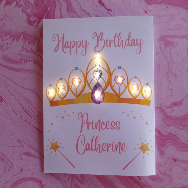 Tiara Card - Etsy