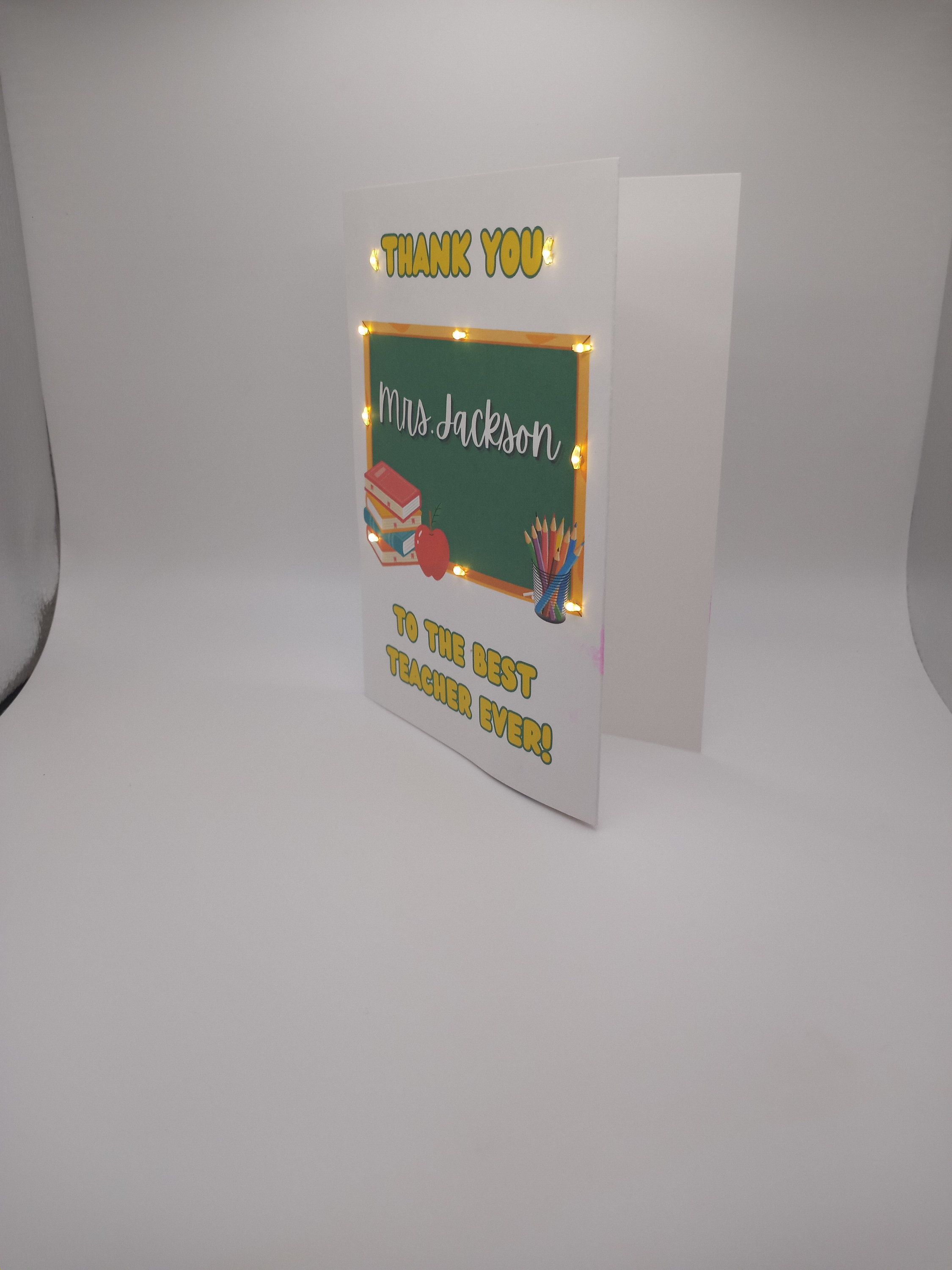 Teacher Appreciation Light up LED Personalize Birthday - Etsy