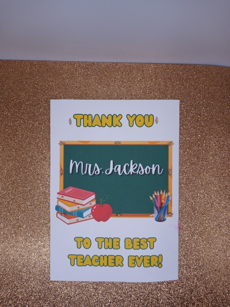 Teacher Appreciation Light up LED Personalize Birthday Card︱glowing ...