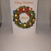 Christmas Wreath LED Christmas Card︱personalized Handmade Custom Light ...