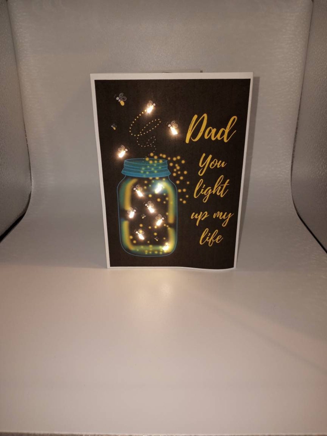 Firefly LED Father's Day Greeting Card︱handmade Custom Light up Father ...