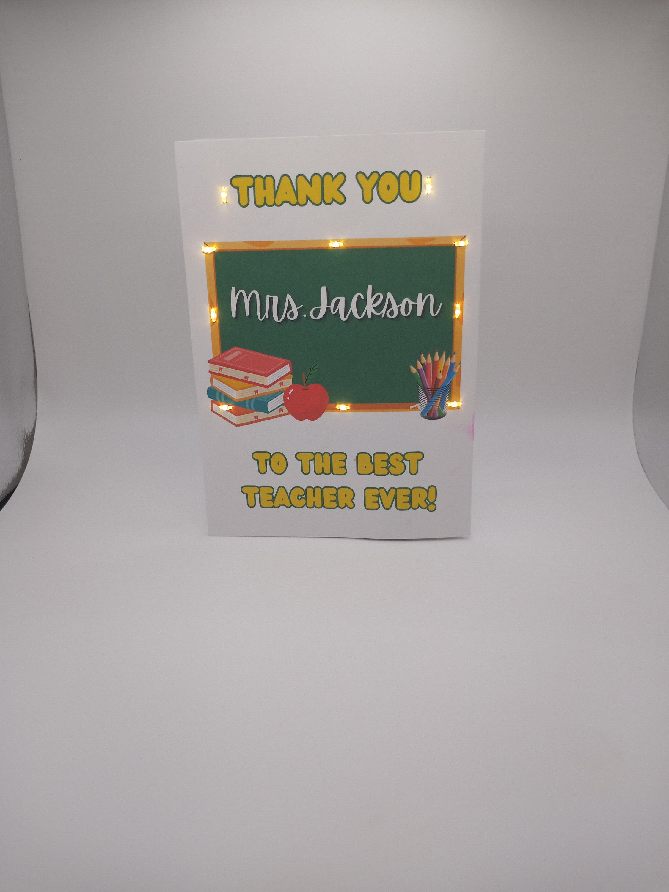 Teacher Appreciation Light up LED Personalize Birthday - Etsy