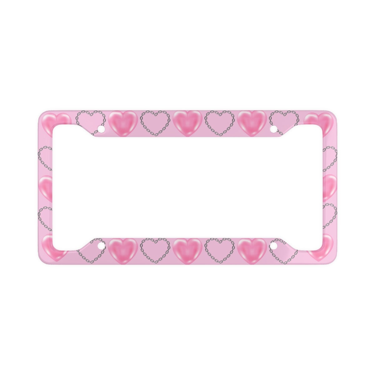 Pink Girly License Plate Frame, Kawaii Car Accessories - Etsy
