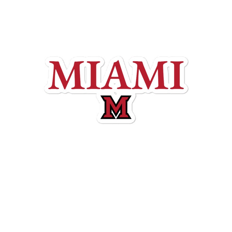 Miami University Redhawks Sticker - Etsy