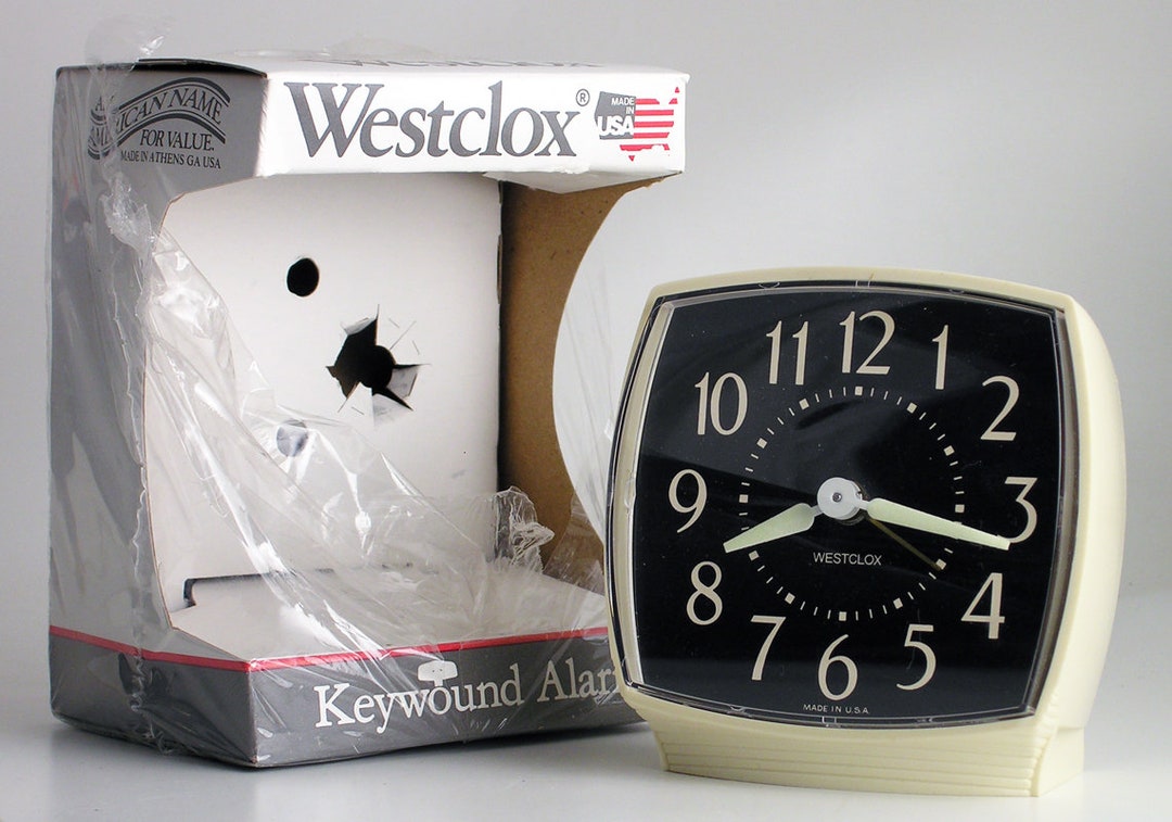 New-in-box "bonus" Alarm Clock by Westclox - Made in the USA! - Etsy