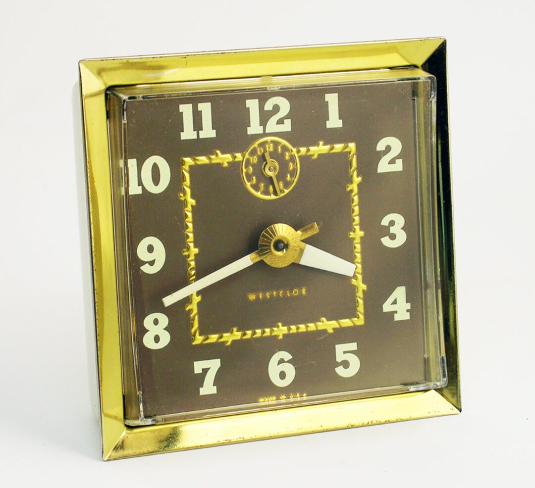 Restored 1959 "spur" Alarm Clock by Westclox, Made in the USA!! - Etsy