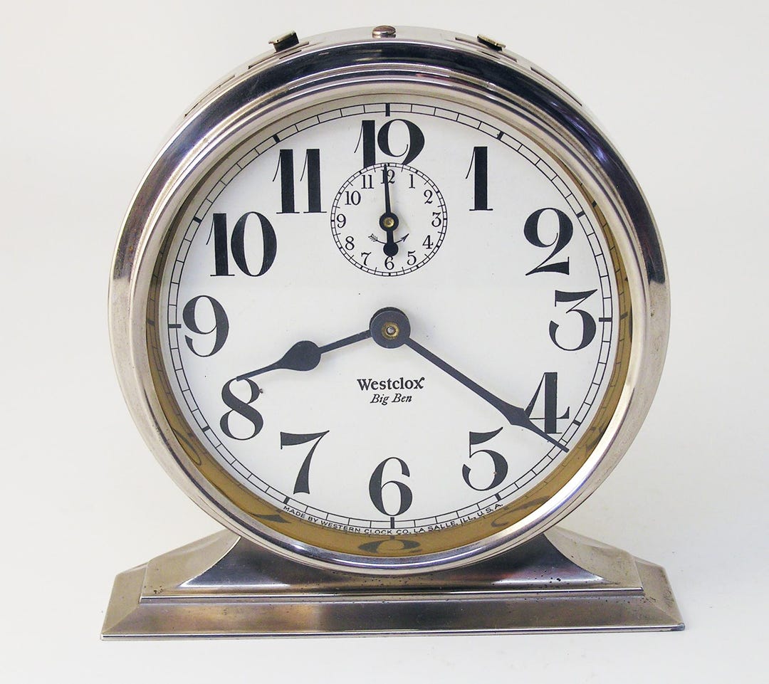 Restored 1931 Big Ben, Style 2, Alarm Clock, Made in the USA!! - Etsy
