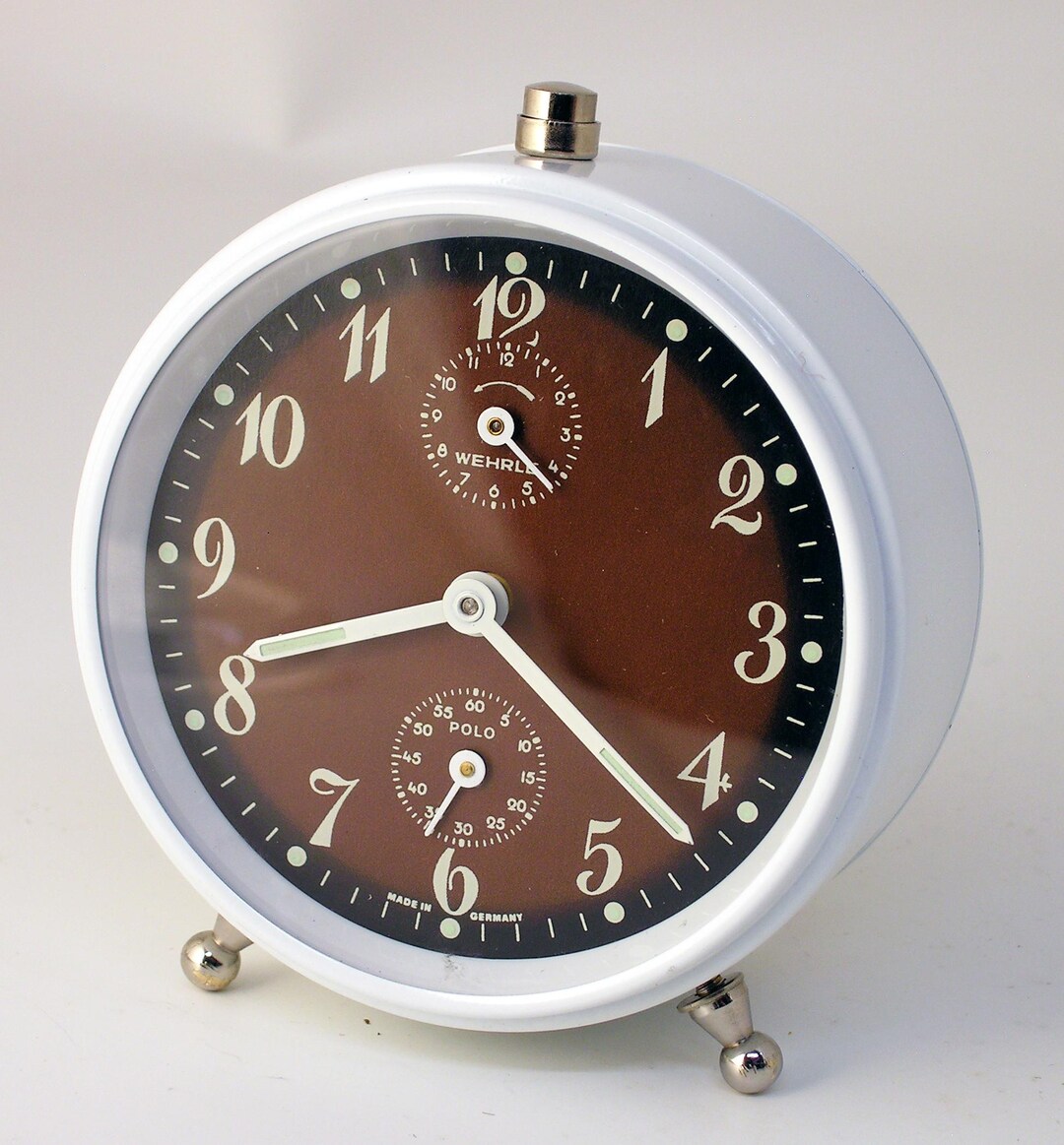 1980s Wehrle "polo" Alarm Clock - Made in Germany - Etsy