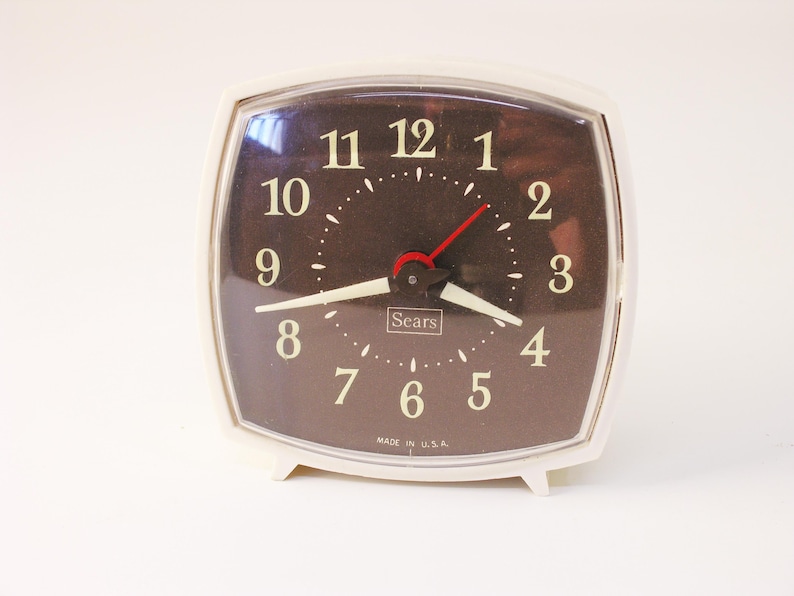 1970 Sears Alarm Clock, Made by Westclox, in the USA! - Etsy