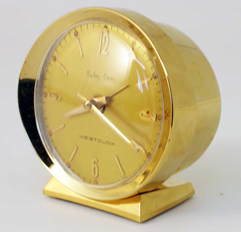 22ct Gold 1967 Baby Ben Alarm Clock by Westclox - Etsy