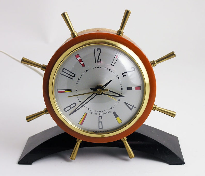 Seth Thomas "rudder" Electric Alarm Clock, Made in the USA!! - Etsy