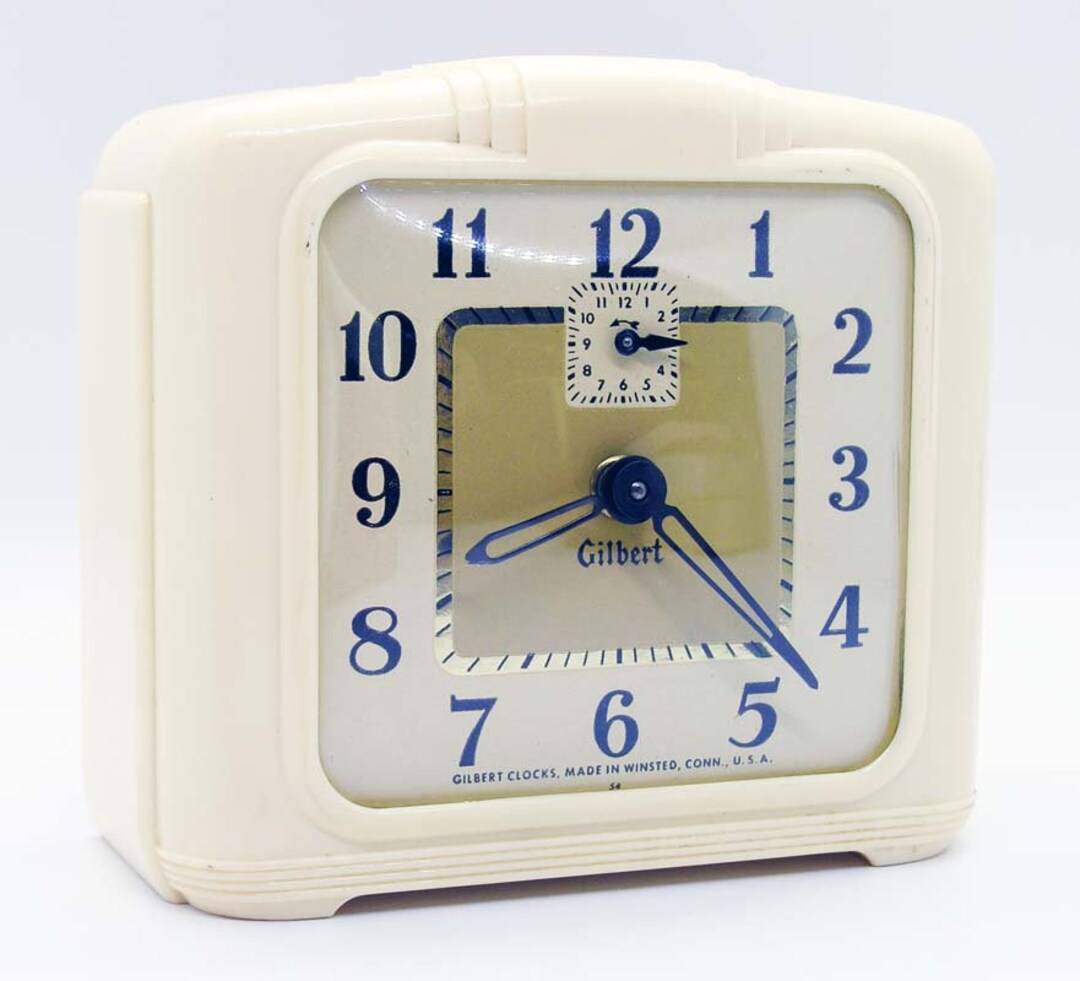 1940s Gilbert Art Deco Alarm Clock, Made in the USA - Etsy