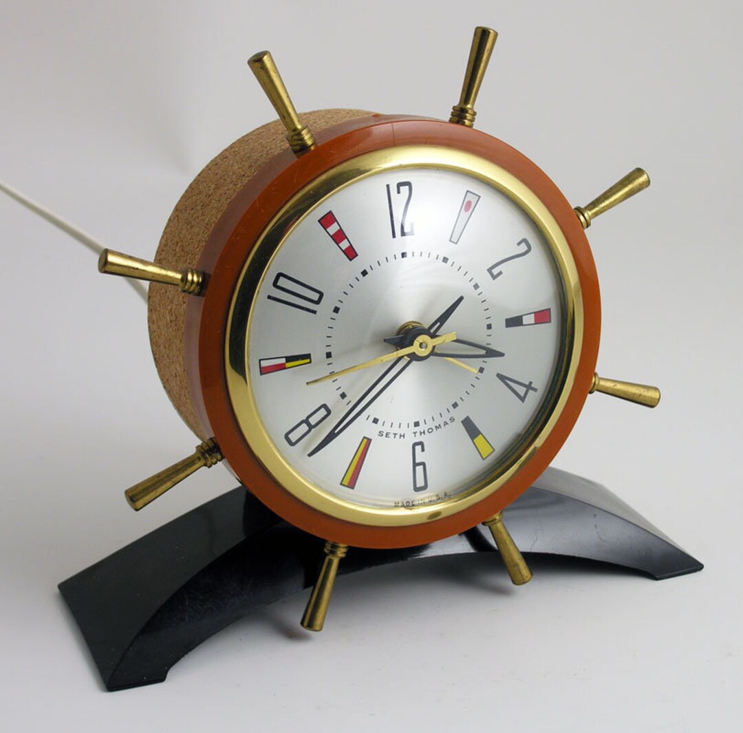 Seth Thomas "rudder" Electric Alarm Clock, Made in the USA!! - Etsy