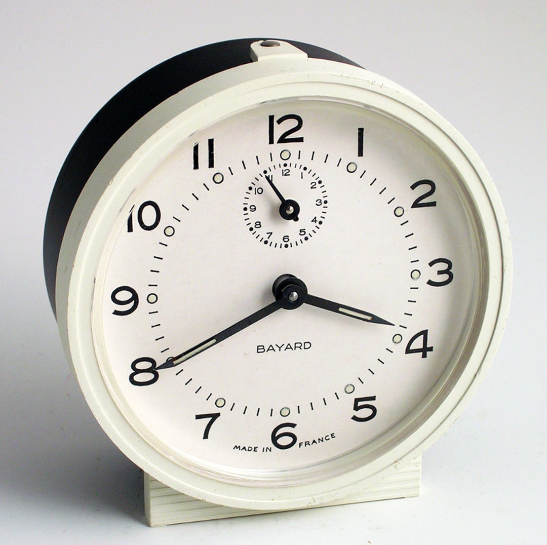 1960s Bayard Alarm Clock - Made in France - Etsy