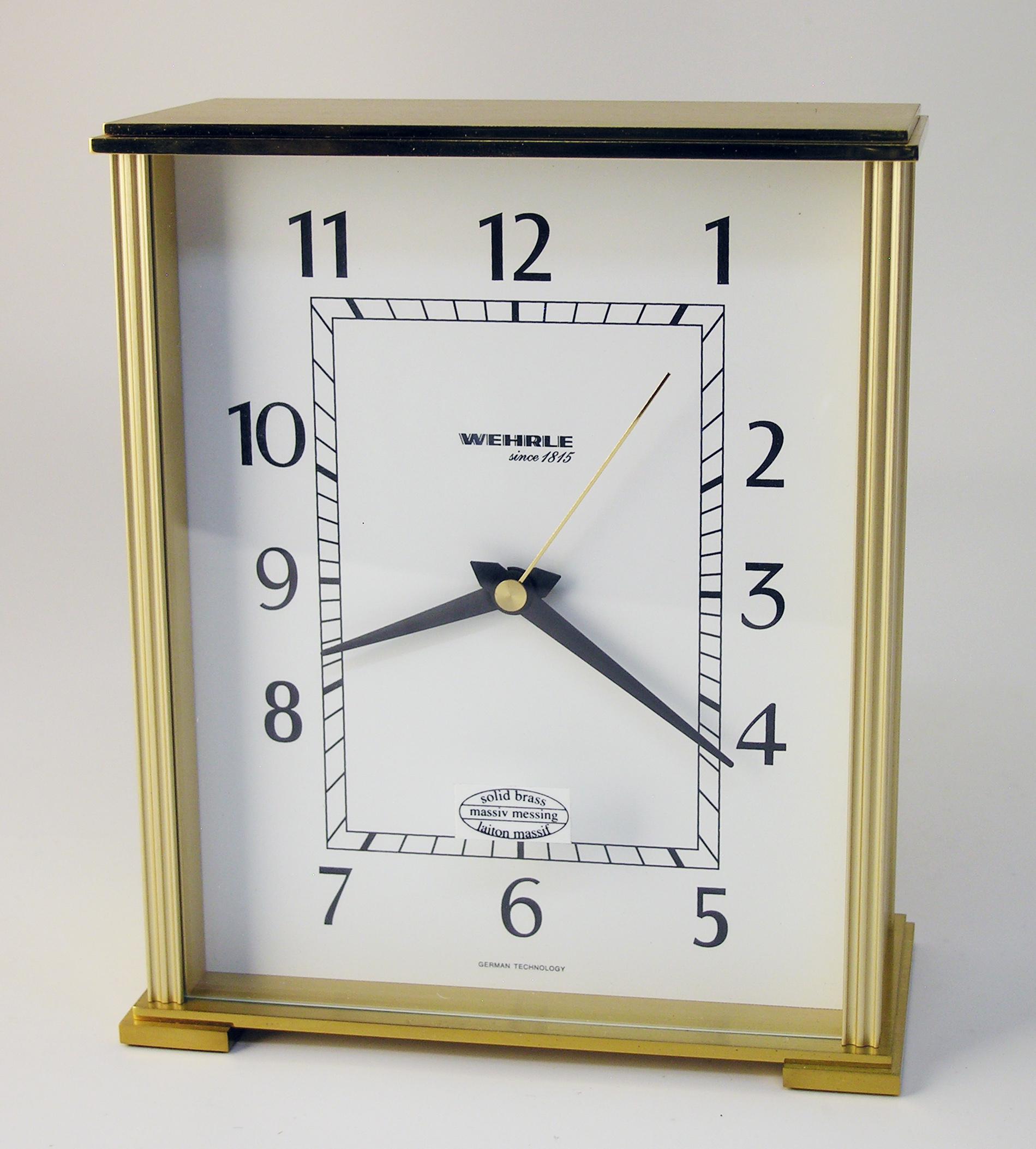 New-in-box Wehrle "ancona" Desk Clock - Made in Germany! - Etsy