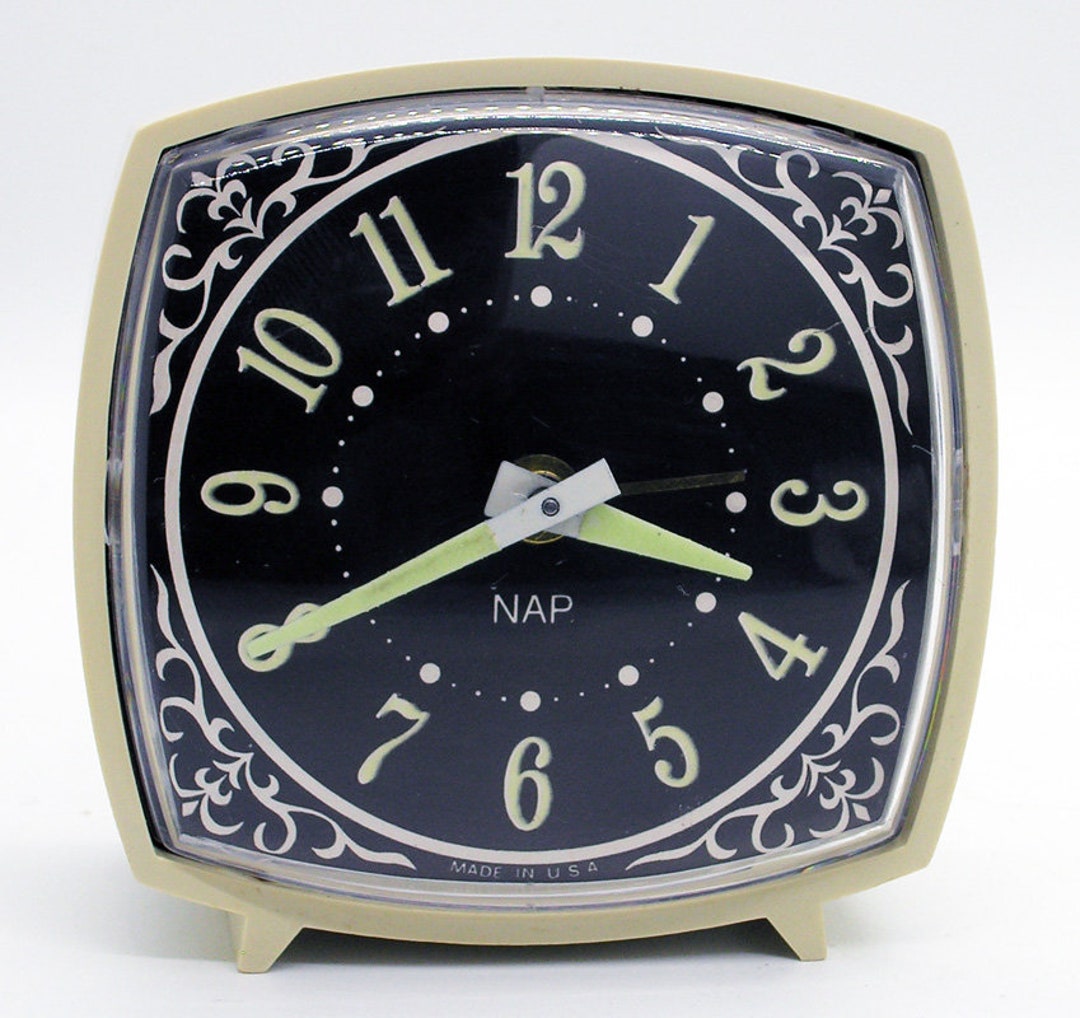 1986 nap Alarm Clock by Westclox Made in the USA - Etsy
