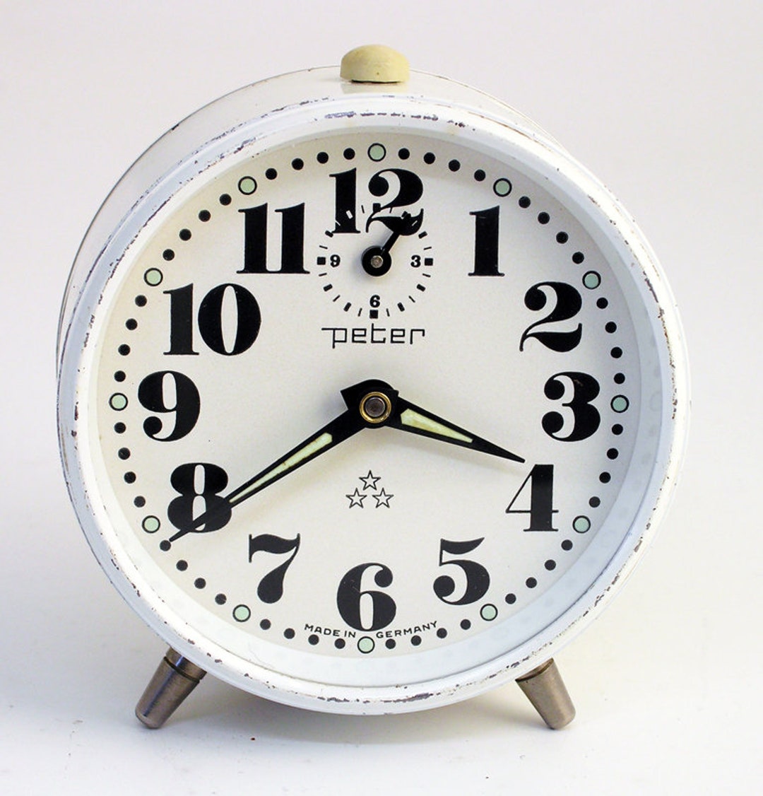Vintage Peter Alarm Clock- Made in Germany! - Etsy
