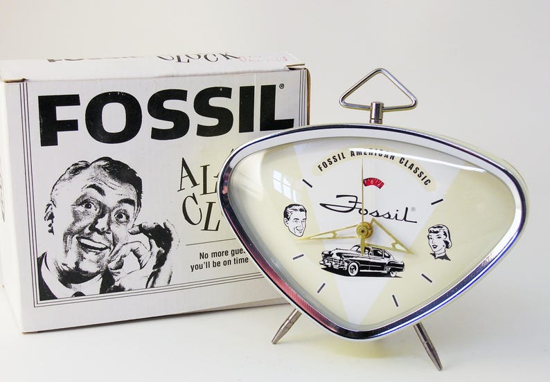 New-in-box "fossil" Alarm Clock, With Warranty! - Etsy