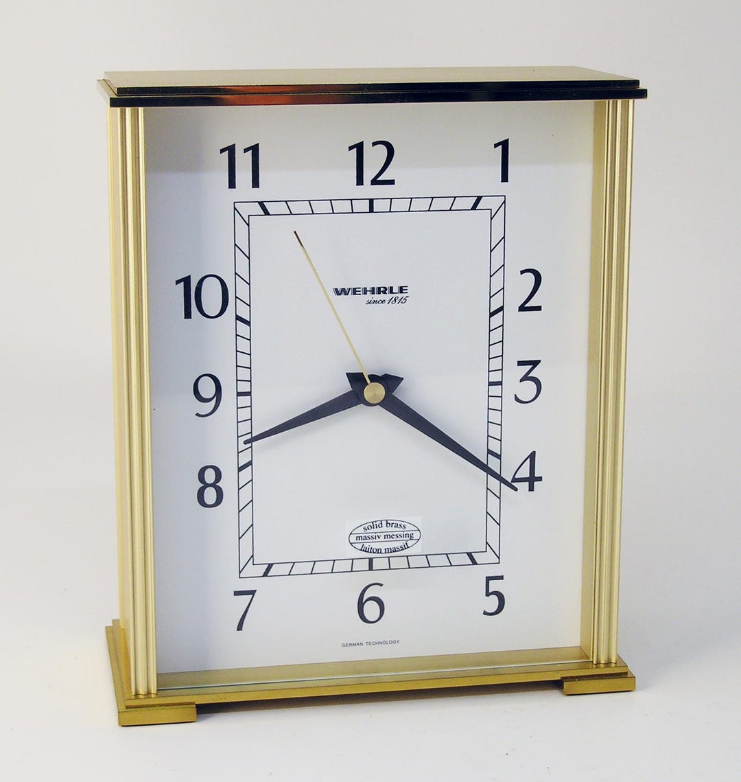 New-in-box Wehrle "ancona" Desk Clock - Made in Germany! - Etsy