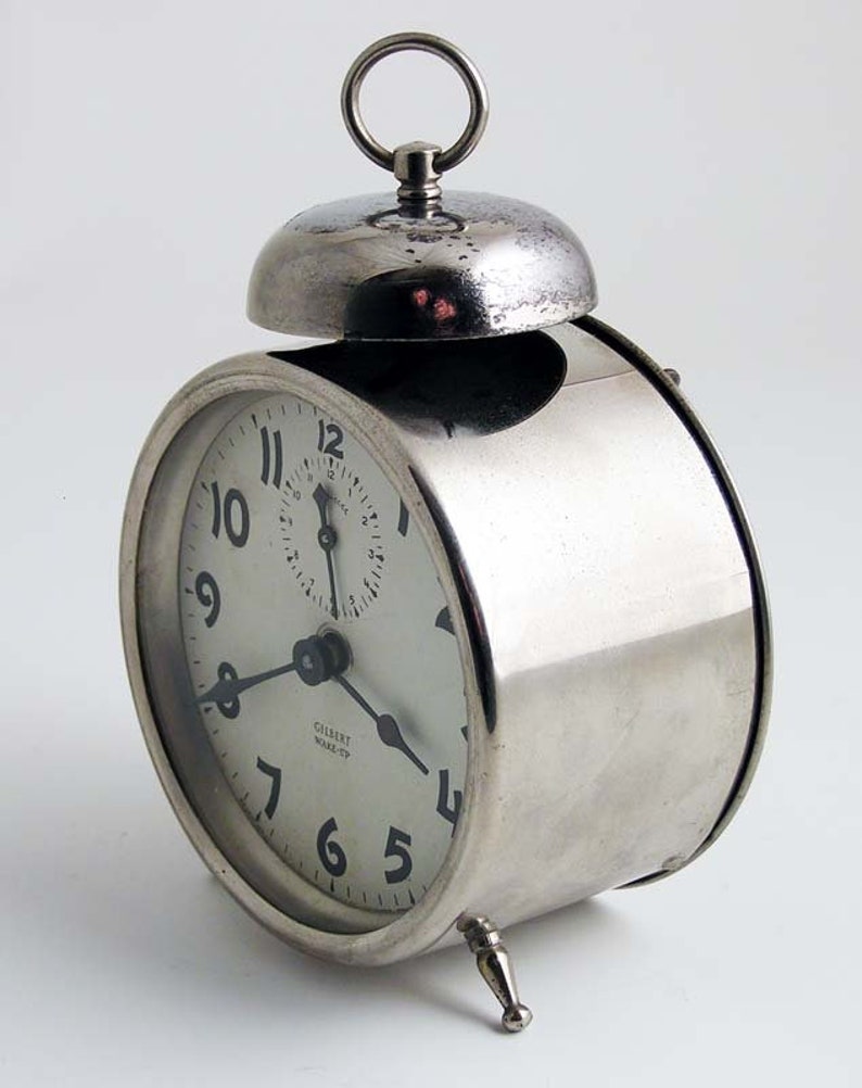 Vintage 1925 Gilbert wake-up Alarm Clock, Made in the USA - Etsy