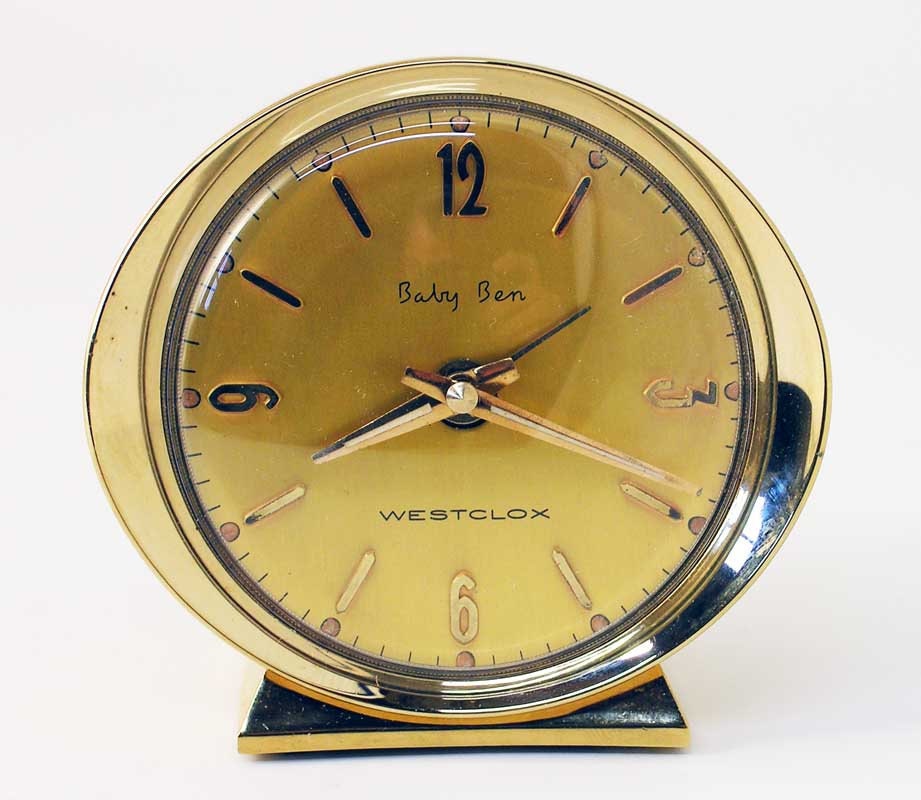 22ct Gold 1967 Baby Ben Alarm Clock by Westclox - Etsy