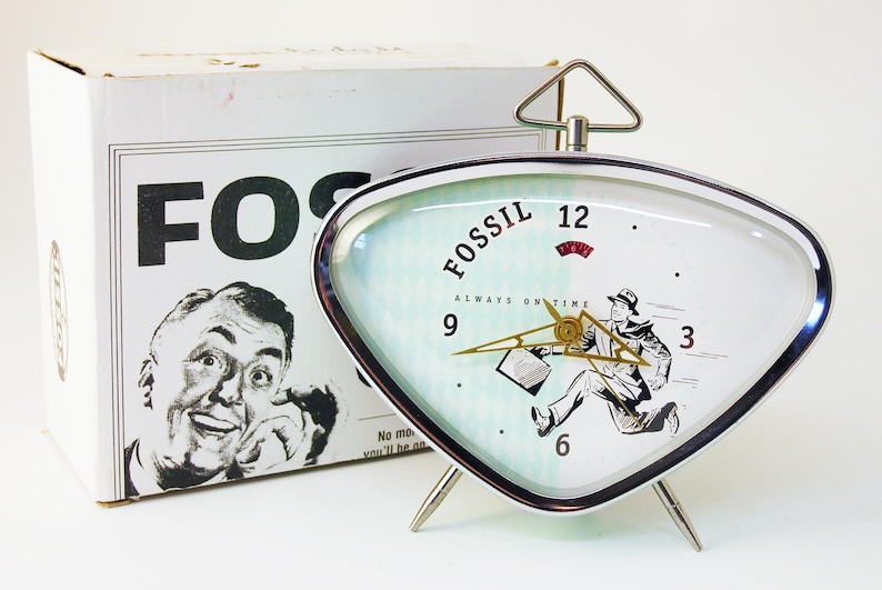 New-in-box "fossil" Alarm Clock, With Warranty! - Etsy