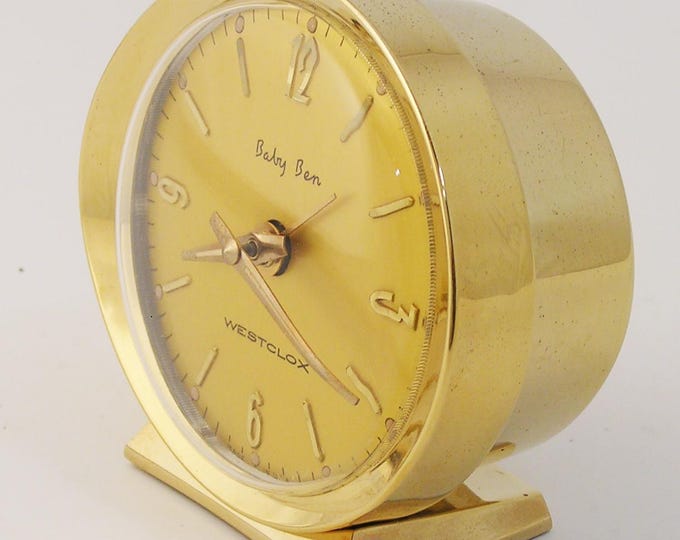 Vintage Westclox Baby Ben 61-R Mechanical Wind up Alarm Clock - Working ...