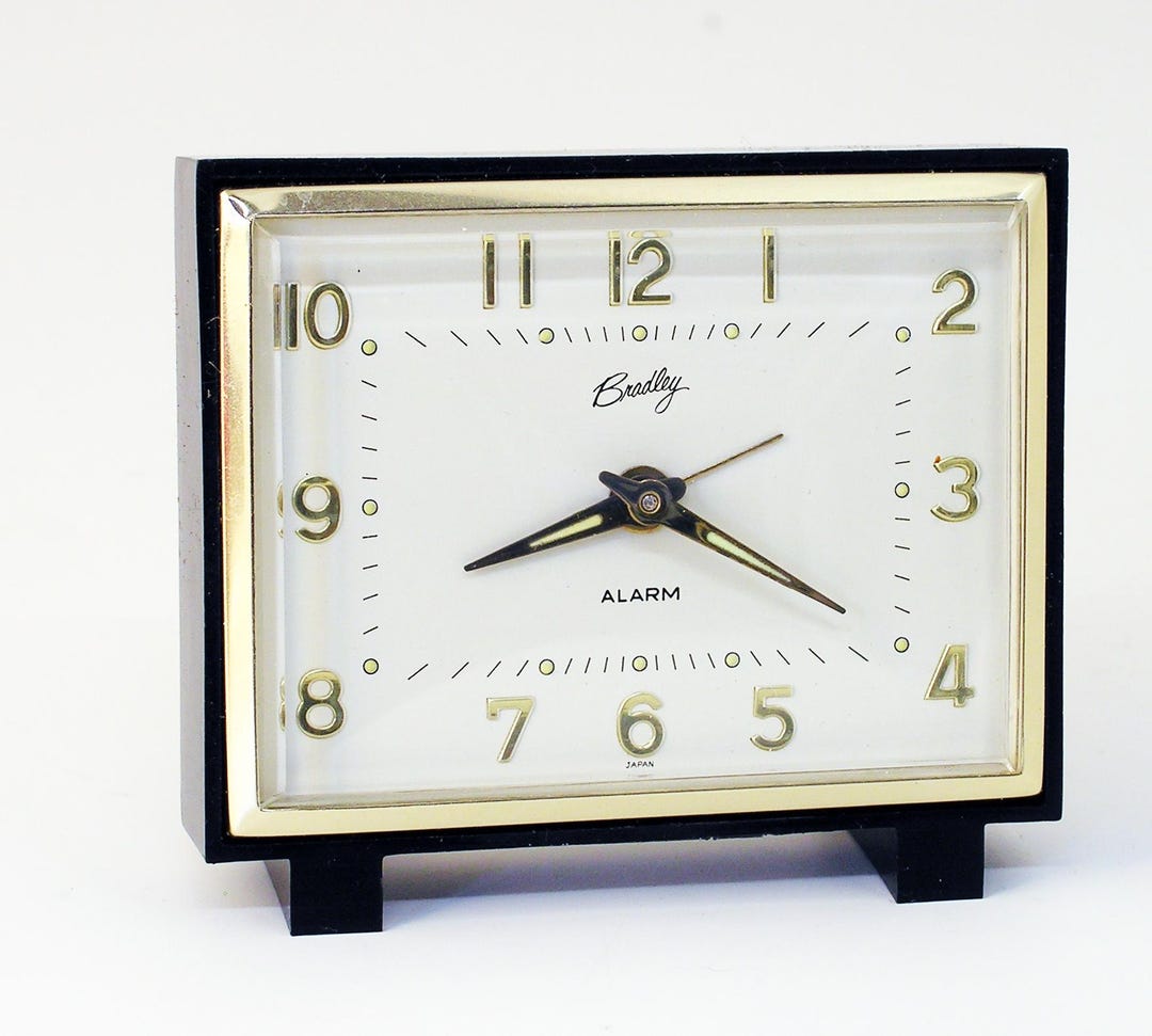 Vintage 1973 Bradley Alarm Clock - New-in-box! - Etsy