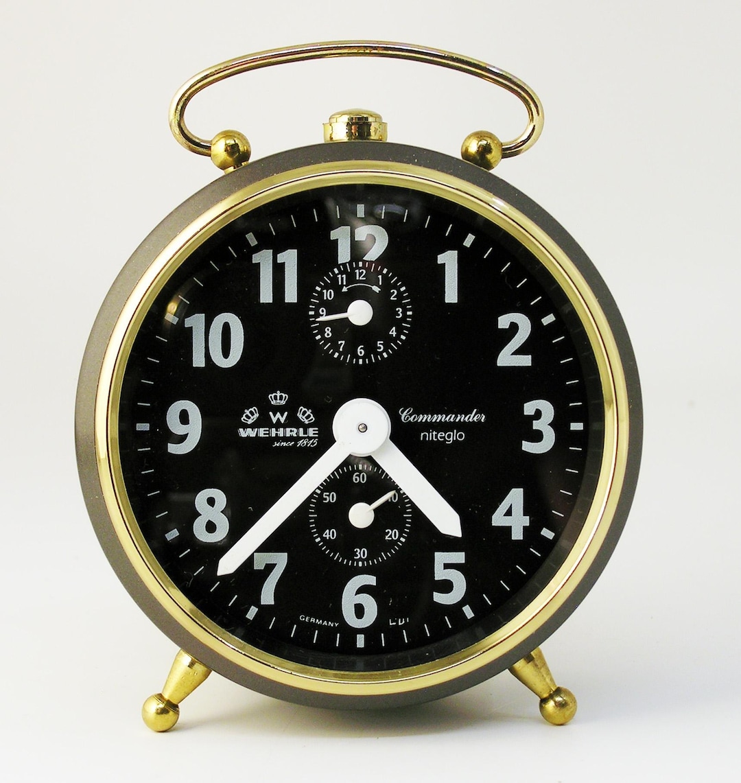 Wehrle Commander Niteglo Alarm Clock Made in Germany - Etsy
