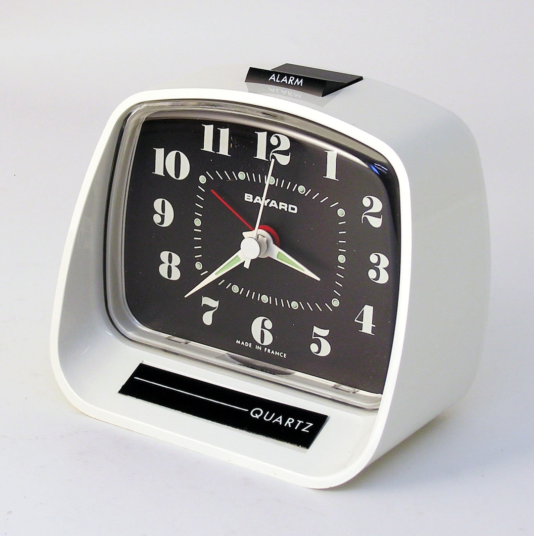 Vintage Bayard Quartz Alarm Clock, Made in France! - Etsy