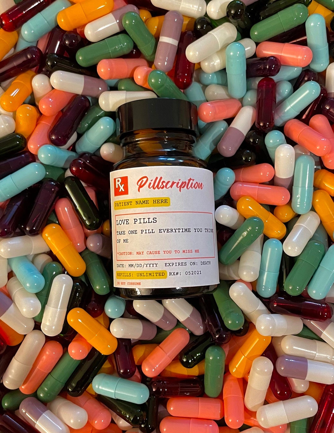 Pill Bottle Messages Love Notes Inspiring Quotes Boyfriend - Etsy UK